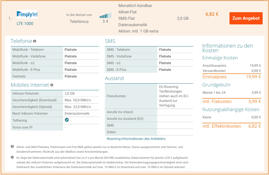Die besten und günstigsten Handytarife vergleichen - SmartChecker